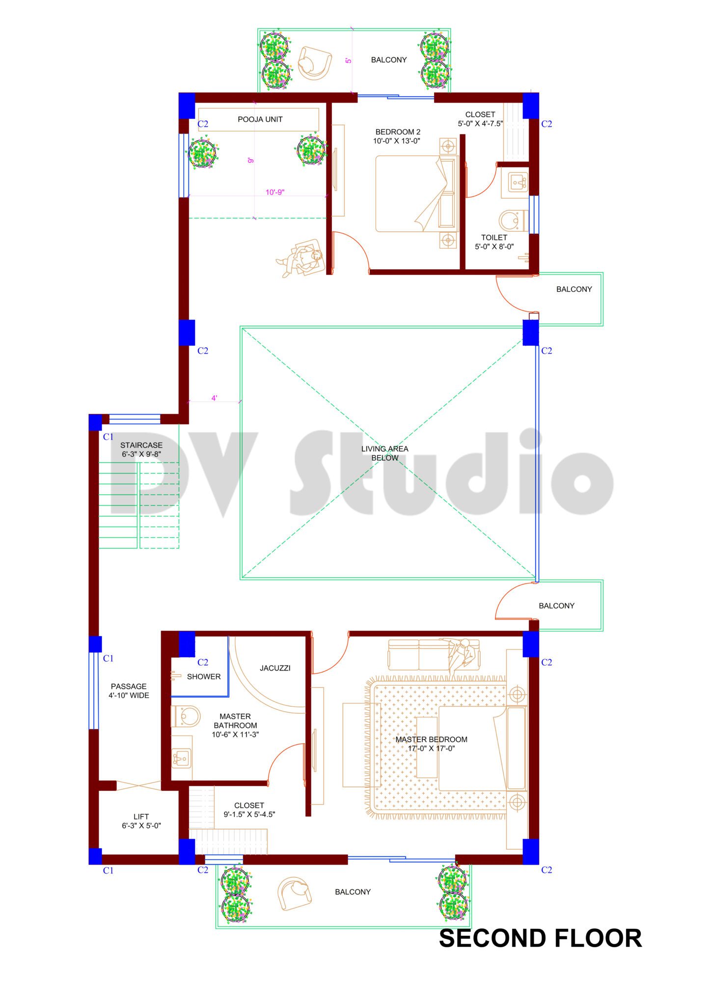 35X60 House Design - DV Studio
