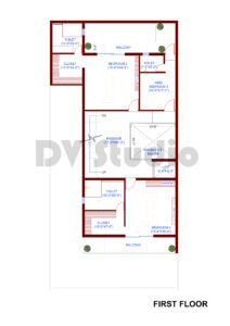 40X80 House Design - DV Studio