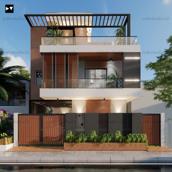 30X60 House Design Option 5 - DV Studio