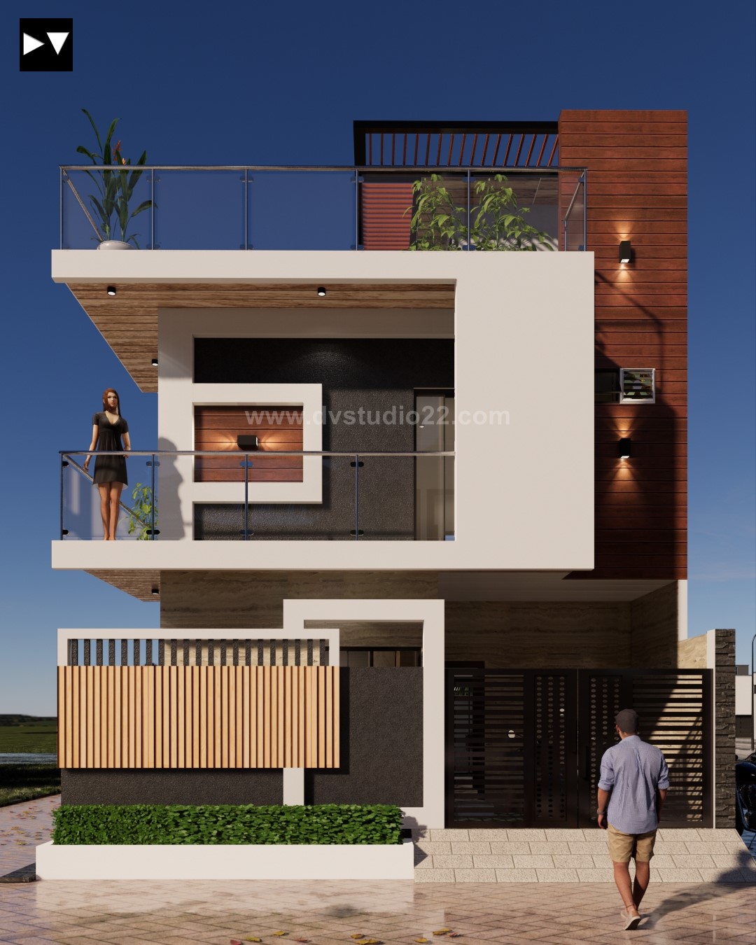 25×35 HOUSE PLAN - DV Studio