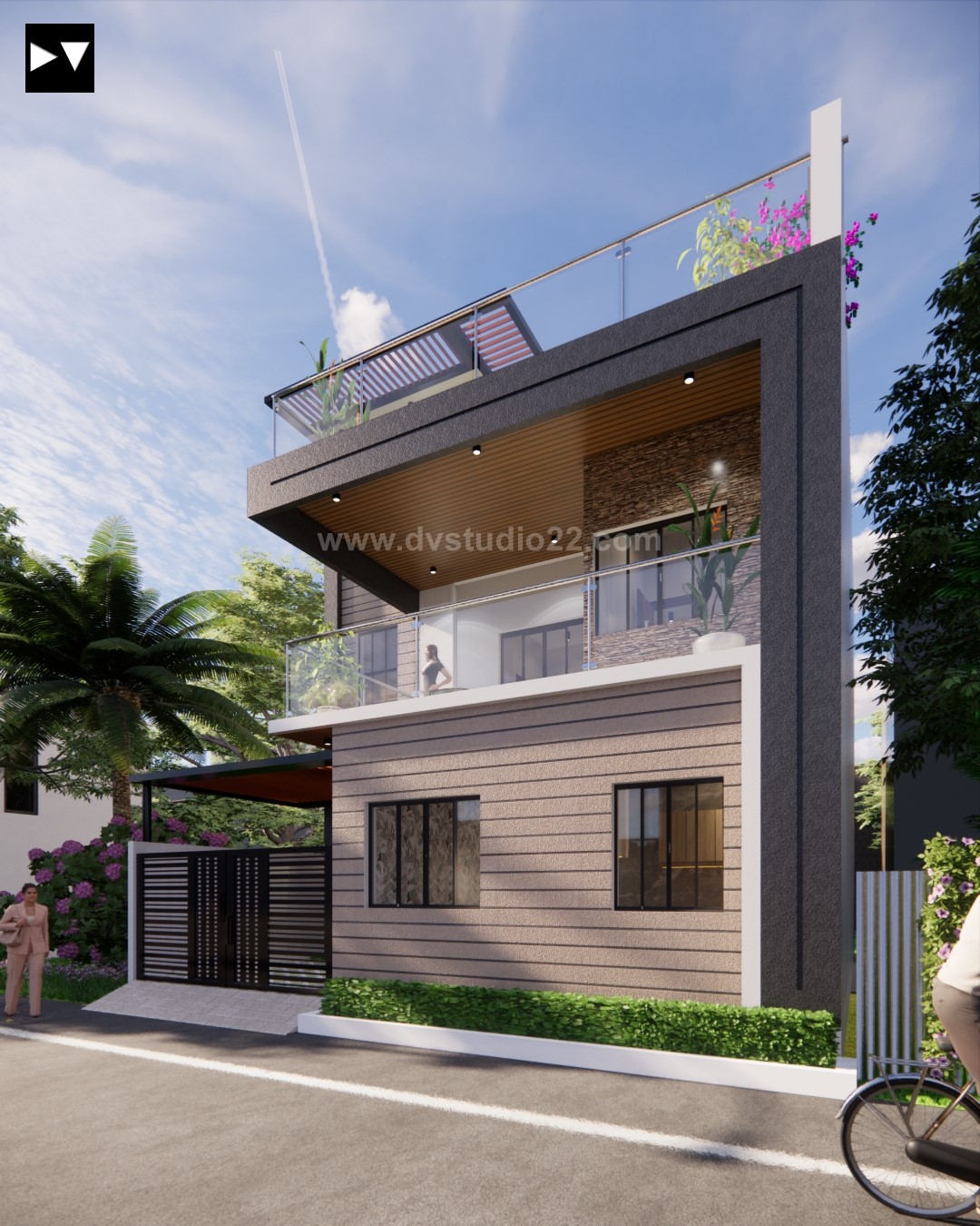 30x40 House Plan - DV Studio