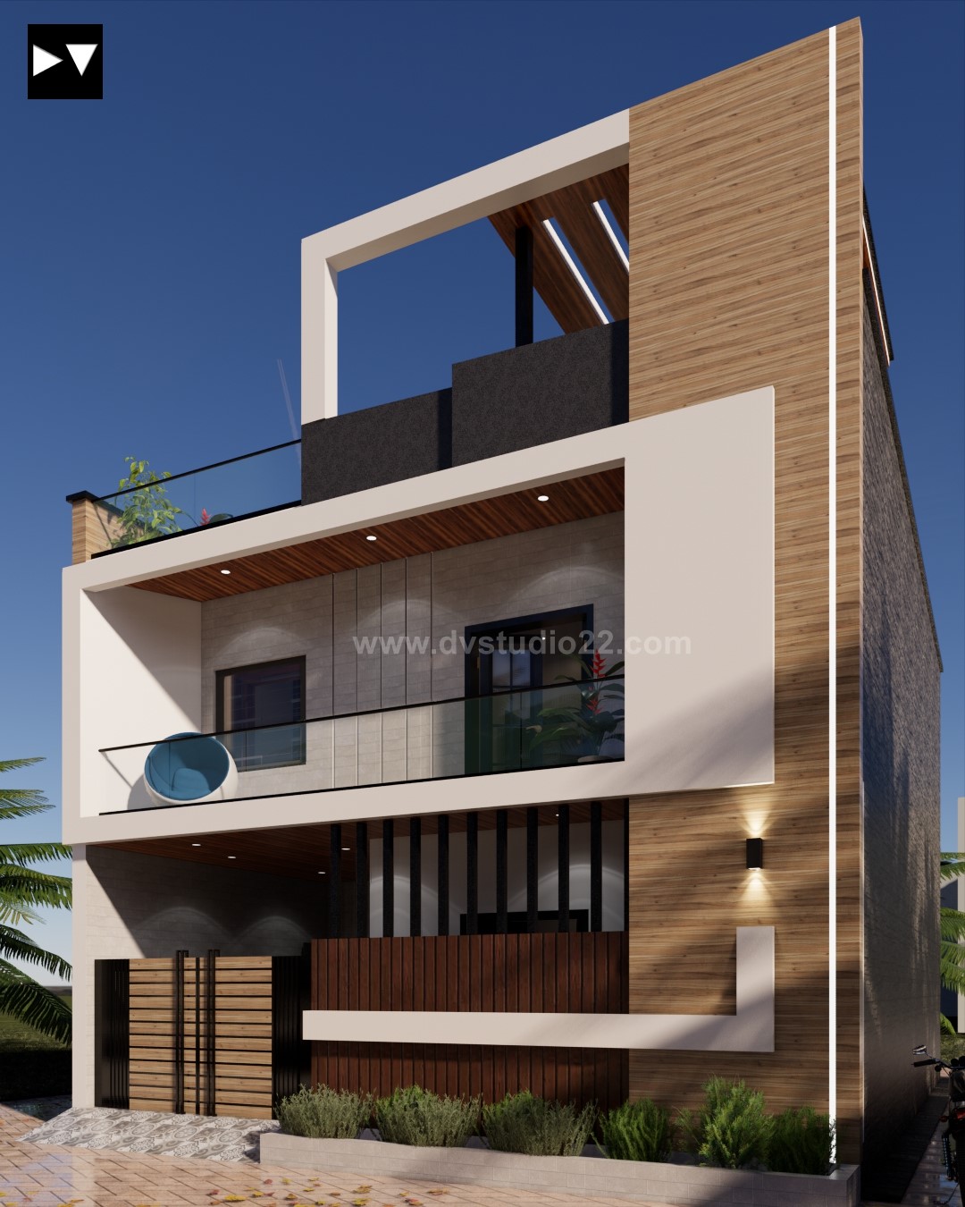 30x40 house plan, 30x40 house design, 30x40 duplex house - DV Studio