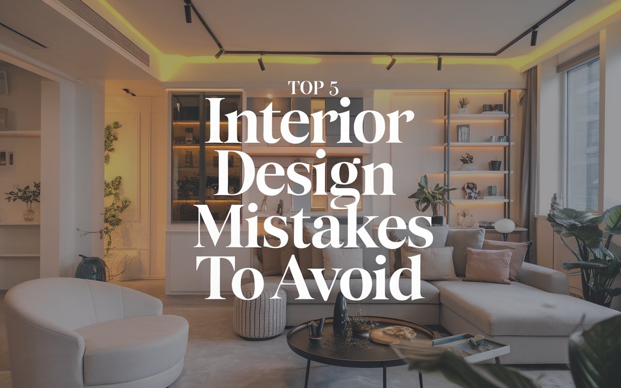 Top 5 Interior Design Mistakes to Avoid - DV Studio